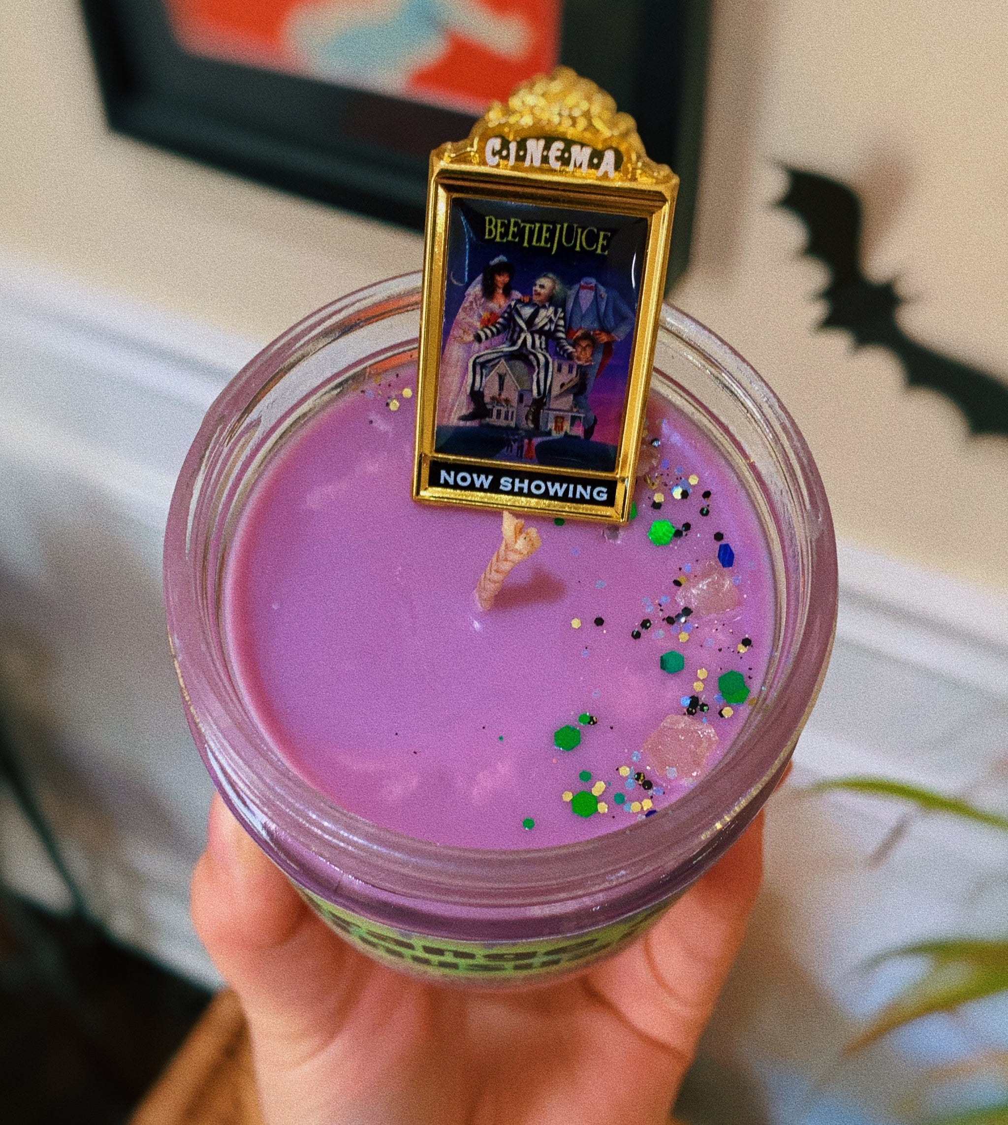 Strange And Unusual Candle - Beetlejuice Inspired – Velvet Eyes Shop